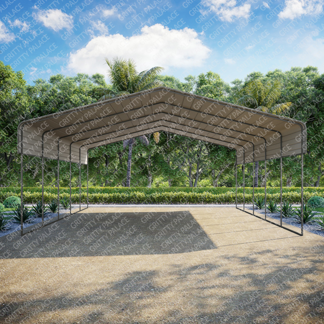 8m x 8m Portable Carport Kit Shade Shed - Shade Sheds QLD